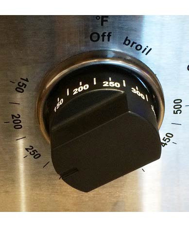 Knob, THOR control knob for Oven, Black DVTH-KBBO